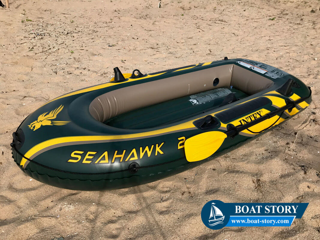 เรือยางติดเครื่องยนต์ SEAHAWK 2 INTEX ราคาถูกสุด จัดส่งฟรีทั่วไทย มี ...