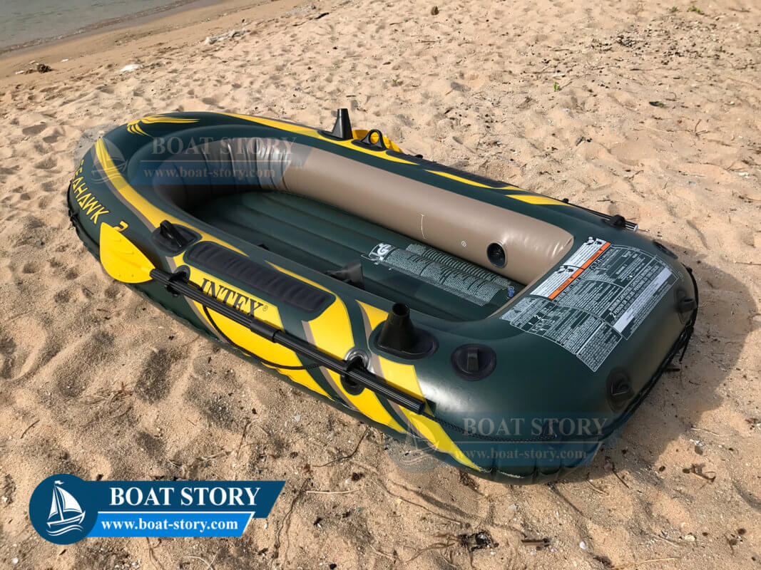 เรือยางติดเครื่องยนต์ SEAHAWK 2 INTEX ราคาถูกสุด จัดส่งฟรีทั่วไทย มี ...